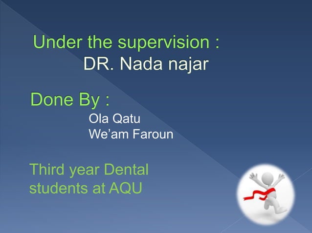 RPD Major Connectors | PPSX | Dental Health | Diseases and Conditions