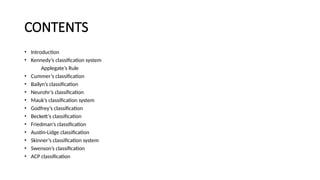 Classification of partially edentulous arches | PPTX | Dental Health ...