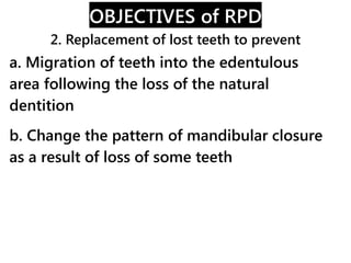 Removable Partial Denture 1. Introduction | PDF