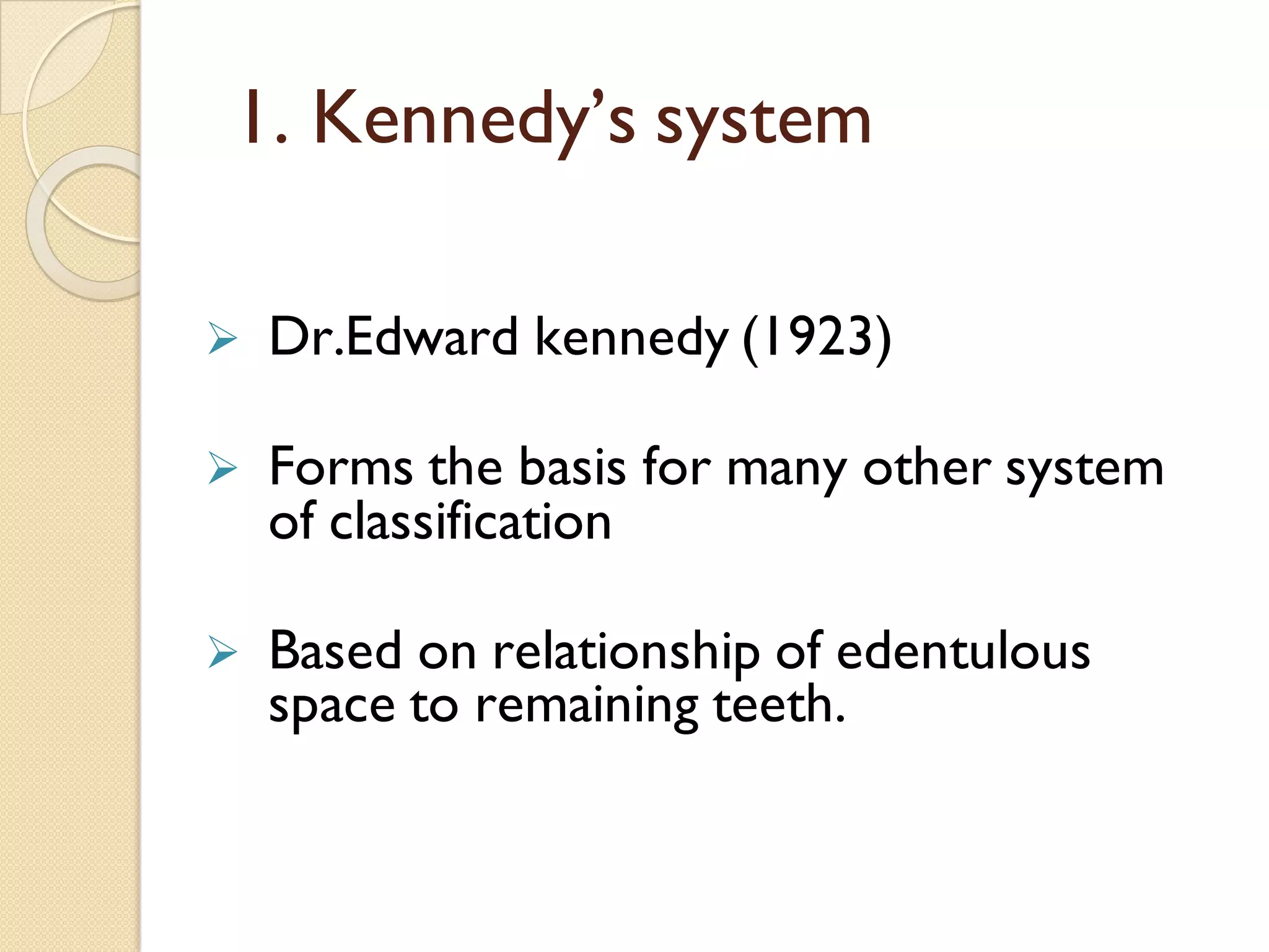 RPD Classification. | PDF
