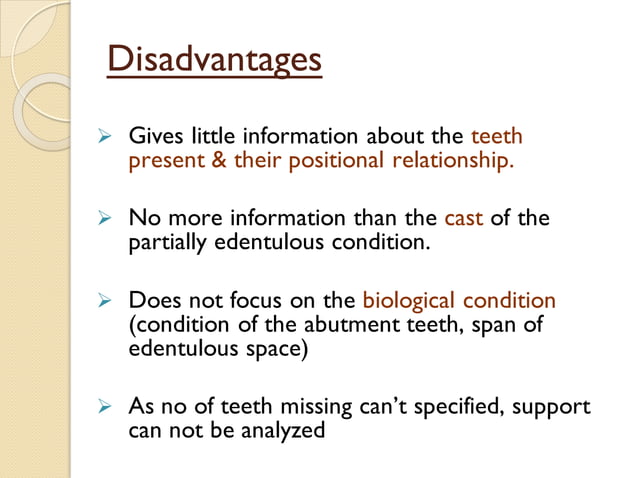 RPD Classification. | PPT | Free Download