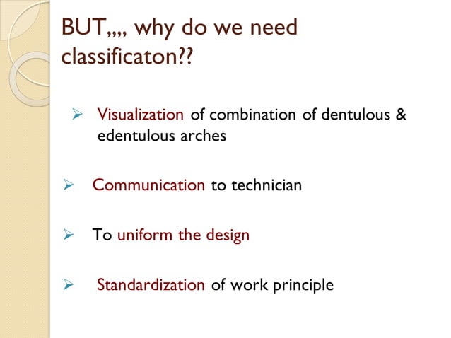 RPD Classification. | PPT | Free Download