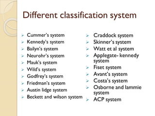 RPD Classification. | PDF