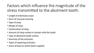 removable partial denture design and design process | PPTX