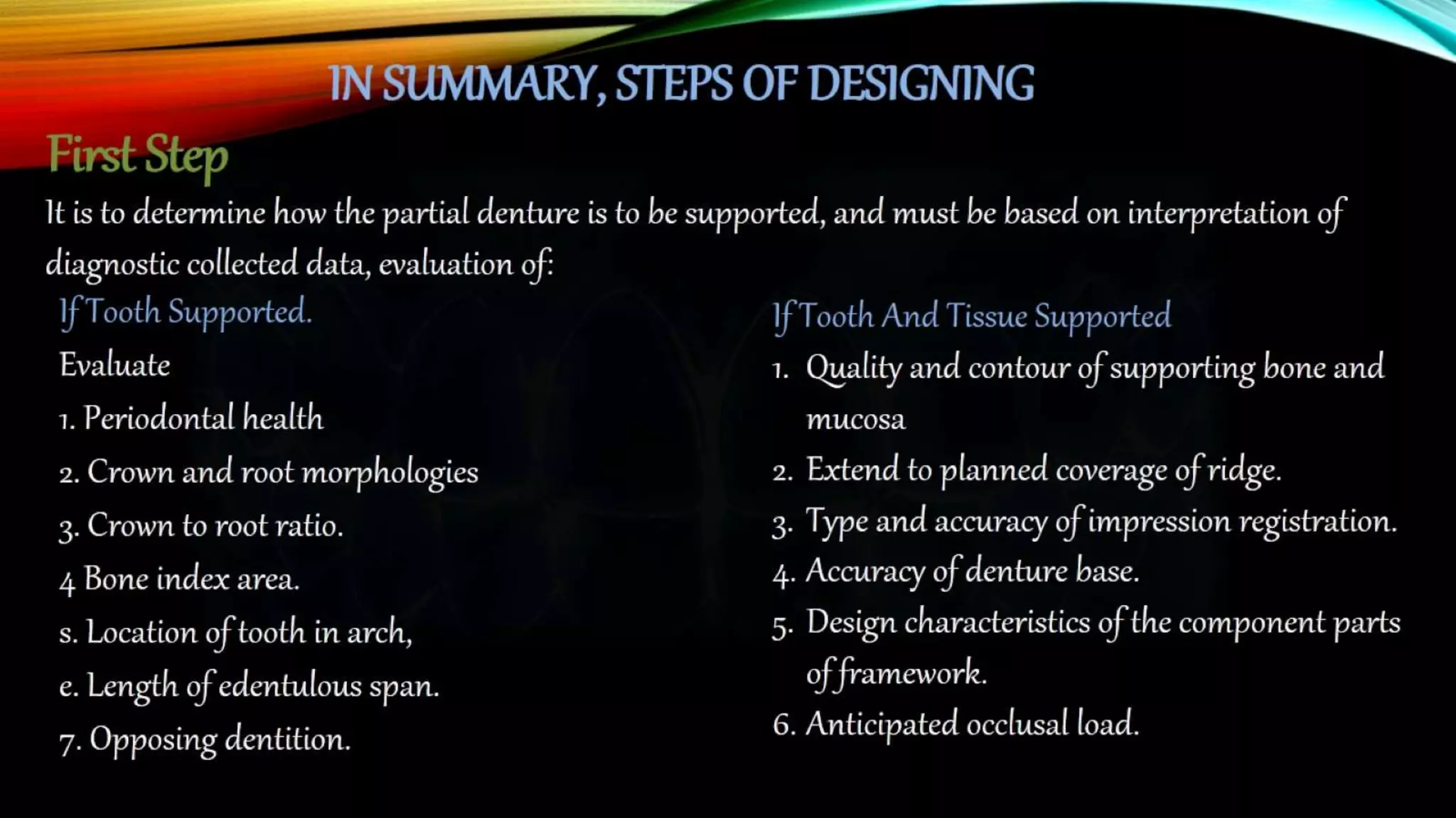 removable partial denture RPD design part 2 | PPTX | Oral care ...