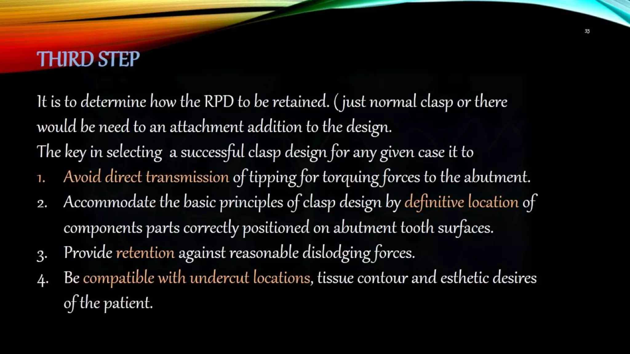 removable partial denture RPD design part 2 | PPTX | Oral care ...