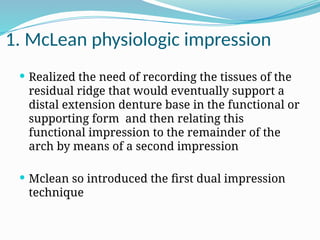 IMPRESSION TECHNIQUES IN REMIVABLE PARTIAL DENTURE | PPTX