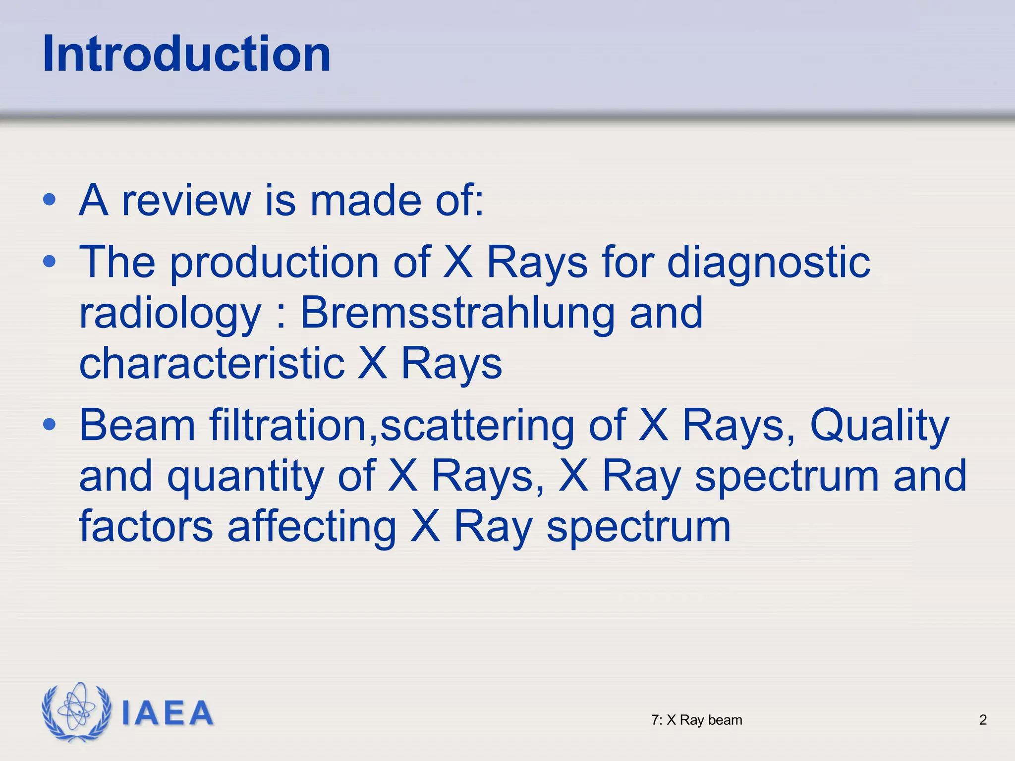 Xray Beam | PPT | Physics | Science