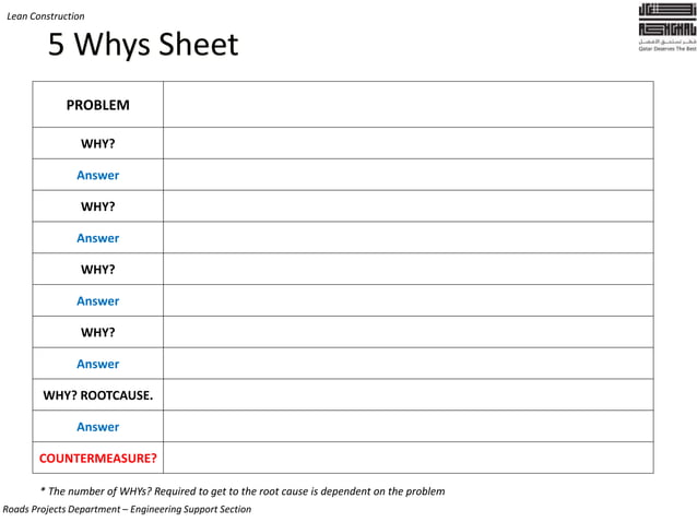 RPD Lean- Fishbone Diagram & 5 Why Sheet.ppt