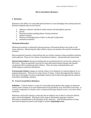 removable partial denture | PDF