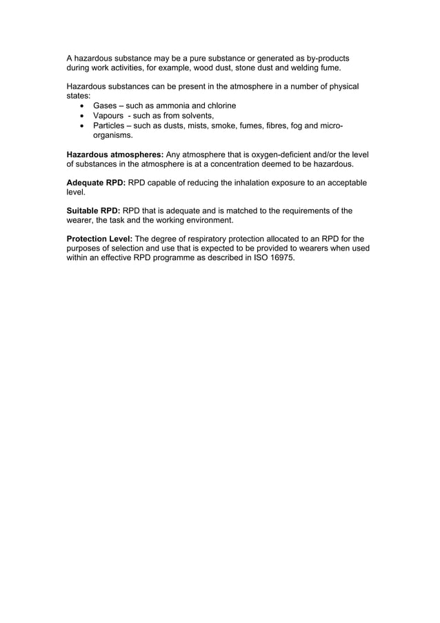 RPD Selection Simple Guide Iso 16975 2 Draft | PDF