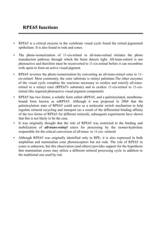RPE65 deficiency | PDF
