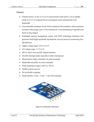 Door control embedded system using accelerometer sensor | PDF