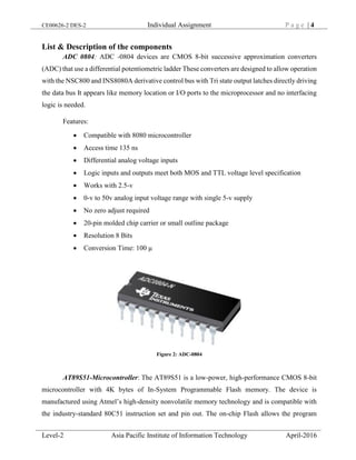 Door control embedded system using accelerometer sensor | PDF