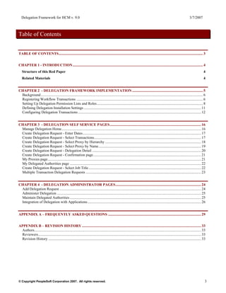 Peoplesoft AWE_hcm_delegation_framework | PDF