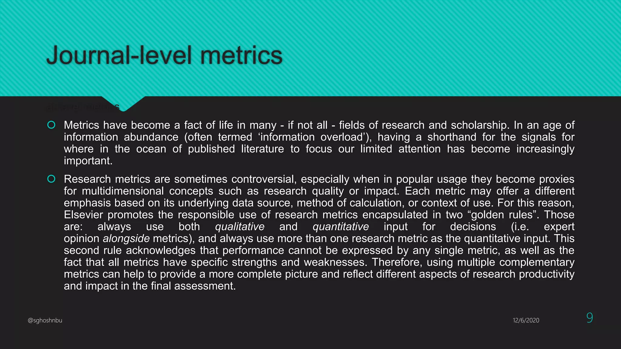 Impact Factor Journals as per JCR, SNIP, SJR, IPP, CiteScore | PPTX