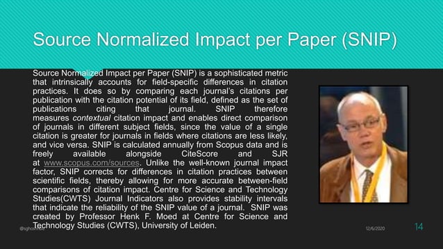 Impact Factor Journals as per JCR, SNIP, SJR, IPP, CiteScore | PPTX ...