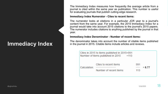 Impact Factor Journals as per JCR, SNIP, SJR, IPP, CiteScore | PPTX ...
