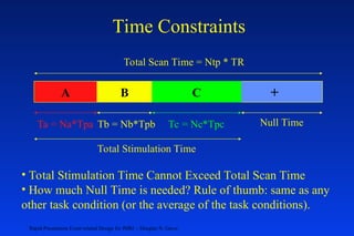 event related functional Magnetic Resonance Imaging design | PPT