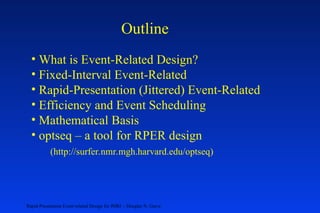 event related functional Magnetic Resonance Imaging design | PPT