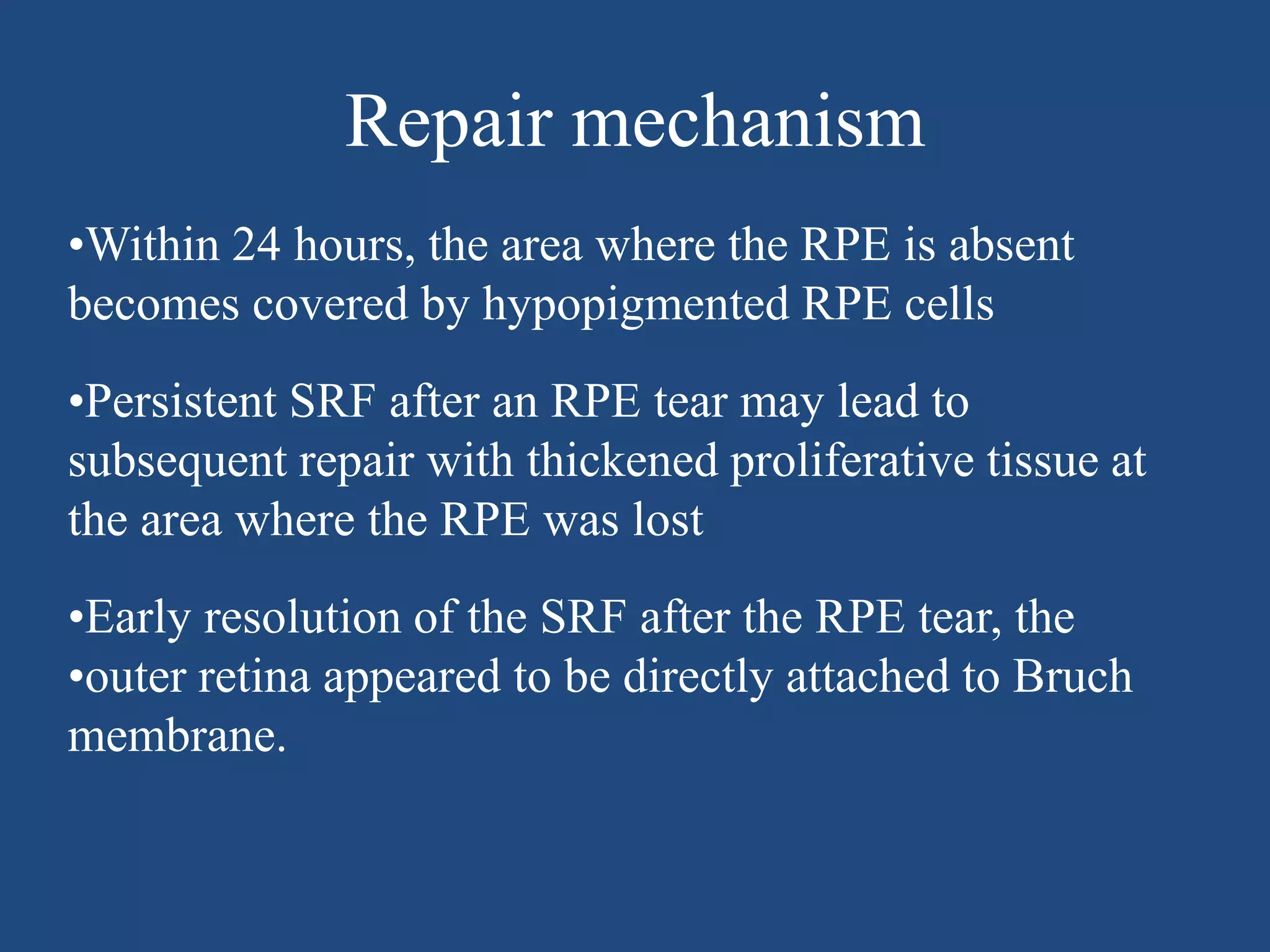 RPE Tear,,,,Retinal Pigment Epithelium Tear.pptx