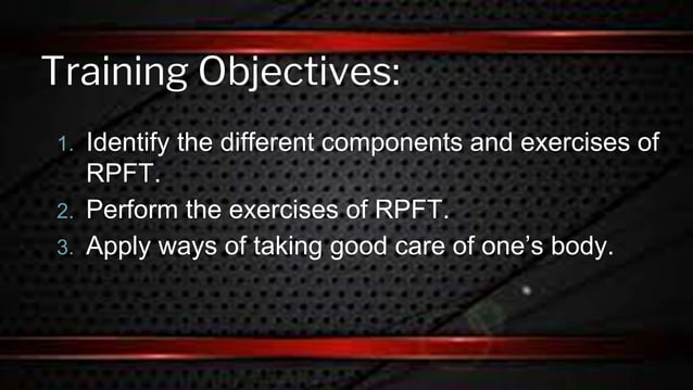 RPFT TOPIC PPT.pptx | Bodybuilding | Sports