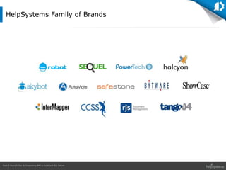 Save 5 Hours a Day by Integrating RPG to Excel & SQL Server | PPTX