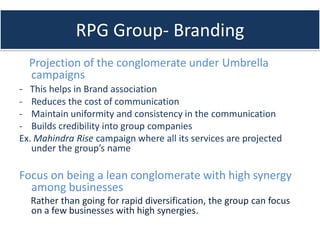 RPG group growth strategy- Keerthan G | PDF