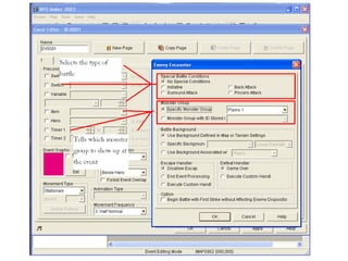 Rpg maker 2k3 lesson 2 | PPTX | Video Game Genres | Video Gaming