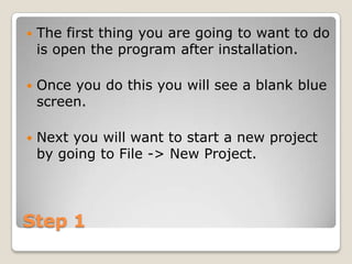 Rpg maker – lesson 1 | PPTX | Roleplaying Games | Games and Puzzles