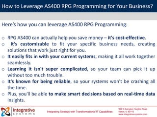 RPG Programmers | PPTX | Web Development | Internet