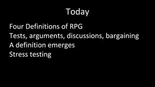 Feb 26th RPG PowerPoint for IMS 211 | PPT