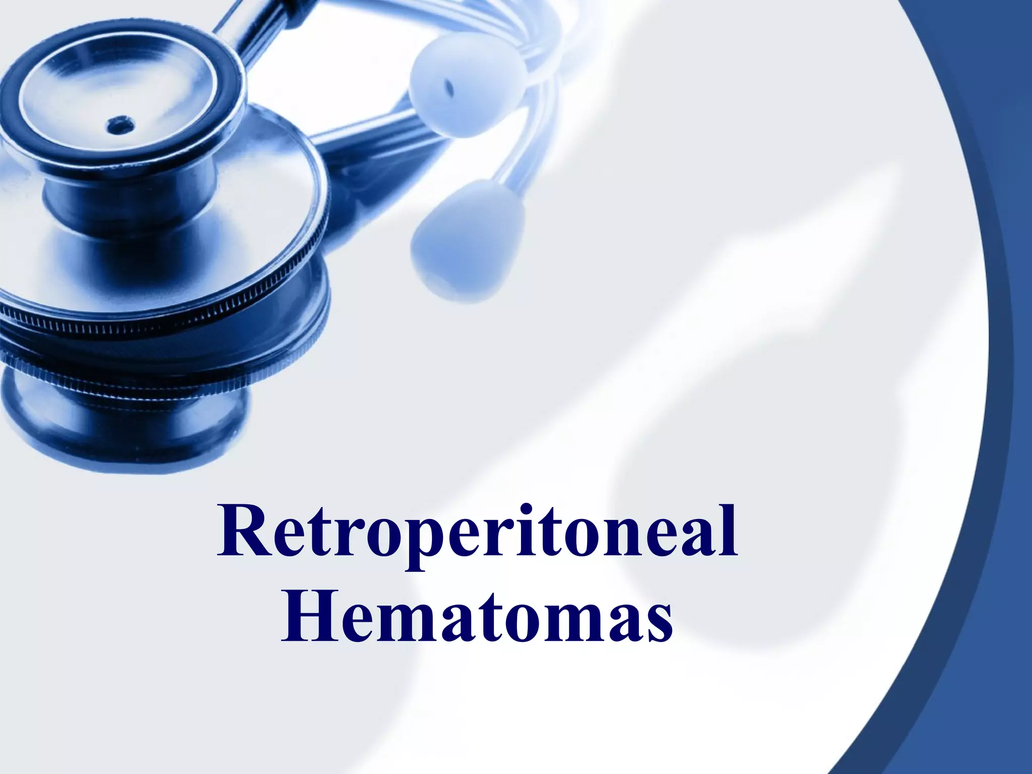 Retroperitoneal Collections | PPT