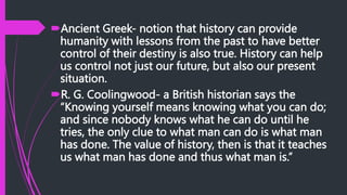 Reading In Philippine History Introduction | PPTX