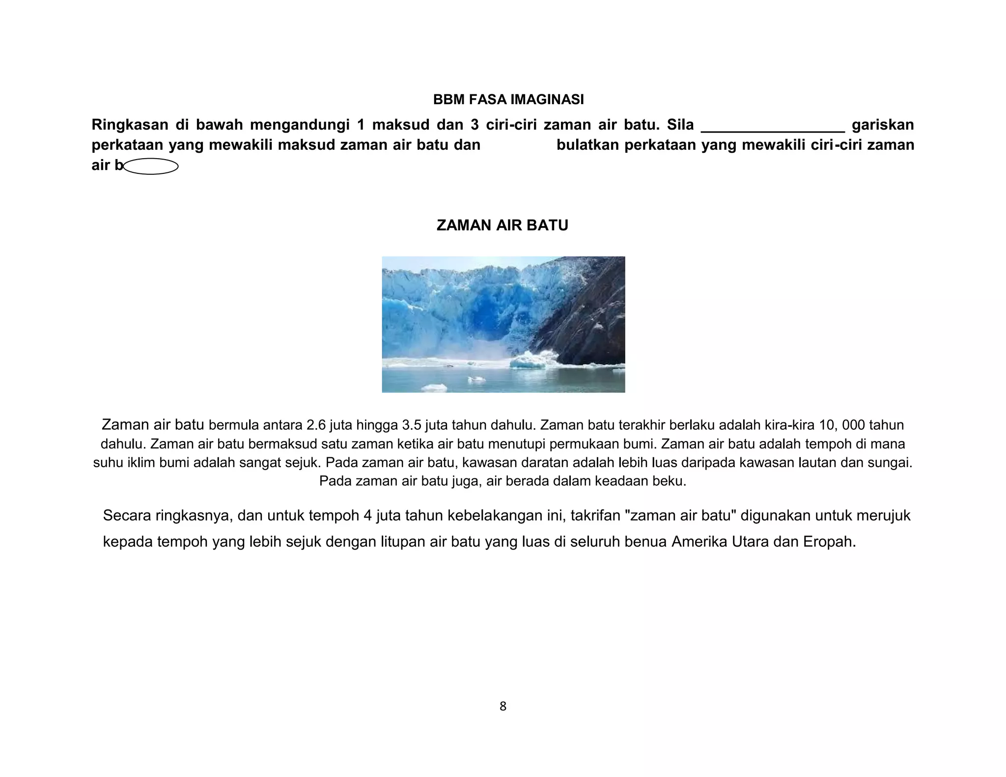 Rph zaman air batu (Part 1) | PDF