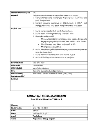 RPH BM THN 2 (BULAN FEB) | DOCX