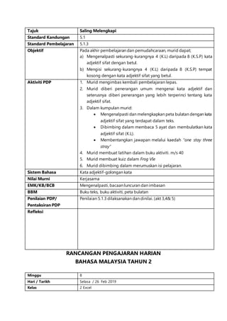 RPH BM THN 2 (BULAN FEB) | DOCX