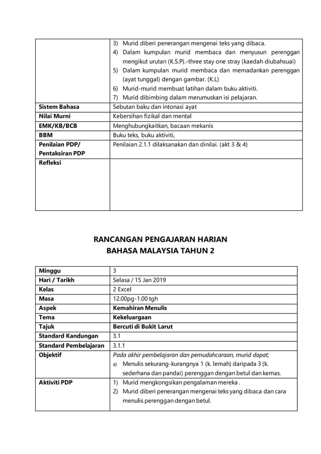 RPH BM THN 2 (2019) | DOCX