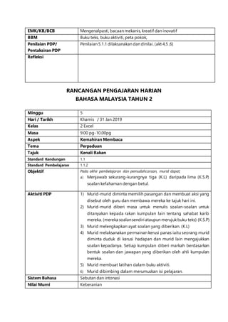 RPH BM THN 2 (2019) | DOCX