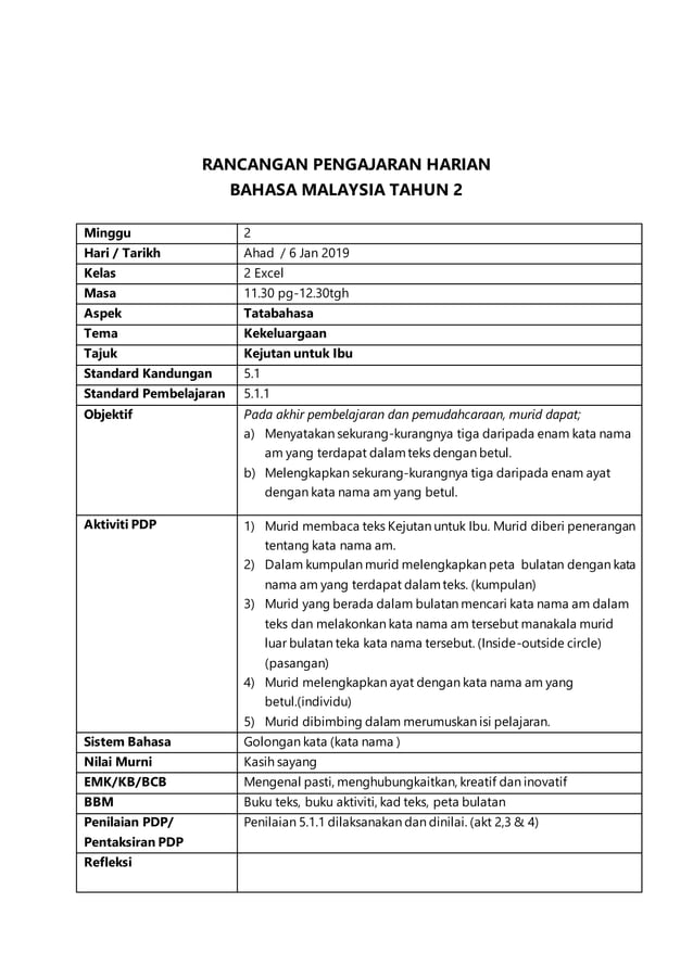 RPH BM THN 2 (2019) | DOCX