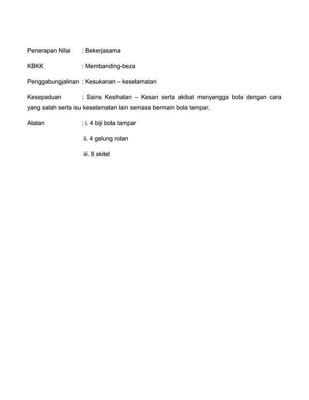 Rph bola tampar | DOC