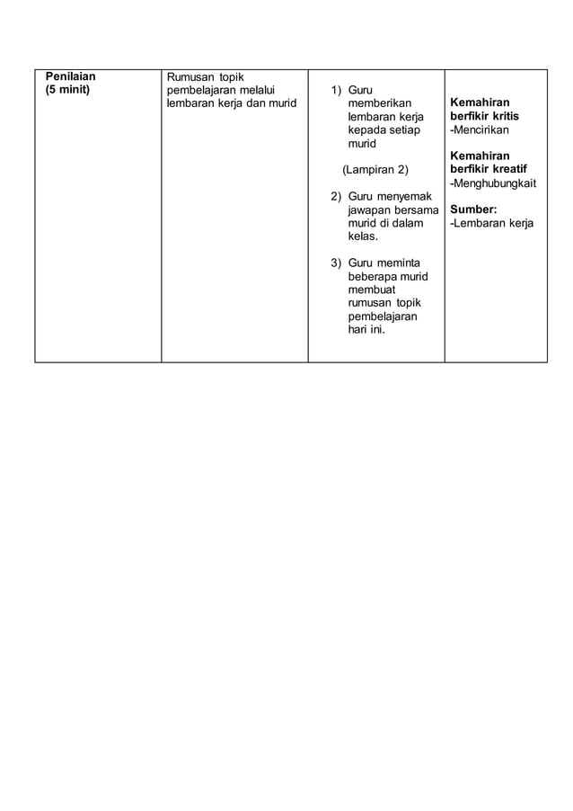 Rph fasa 5E- Buruj tahun 6 | DOCX