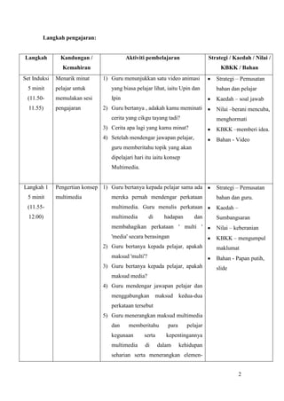 Rph kaedah masteri(berpusatkn guru) | DOCX