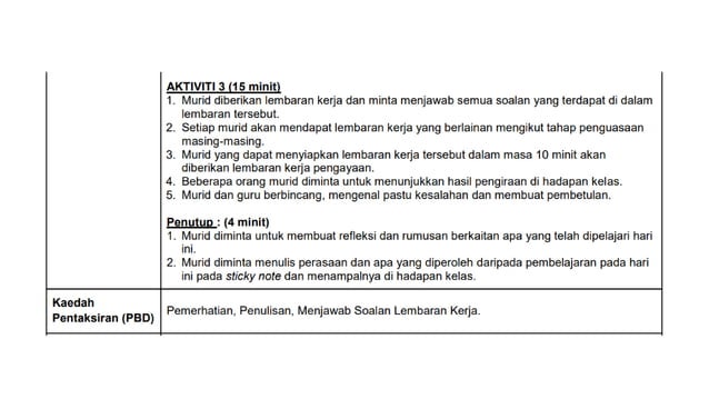 Penulisan RPH KBAT---------------------- | PPTX