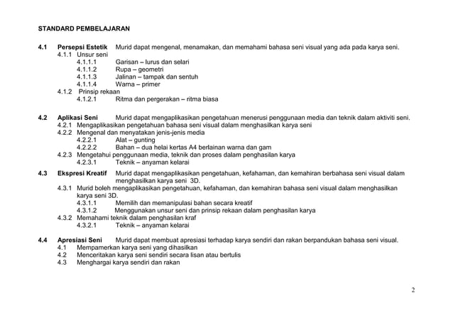 Rph kraf tradisional (anyaman kelarai mata bilis) kssr thn 1 | DOCX