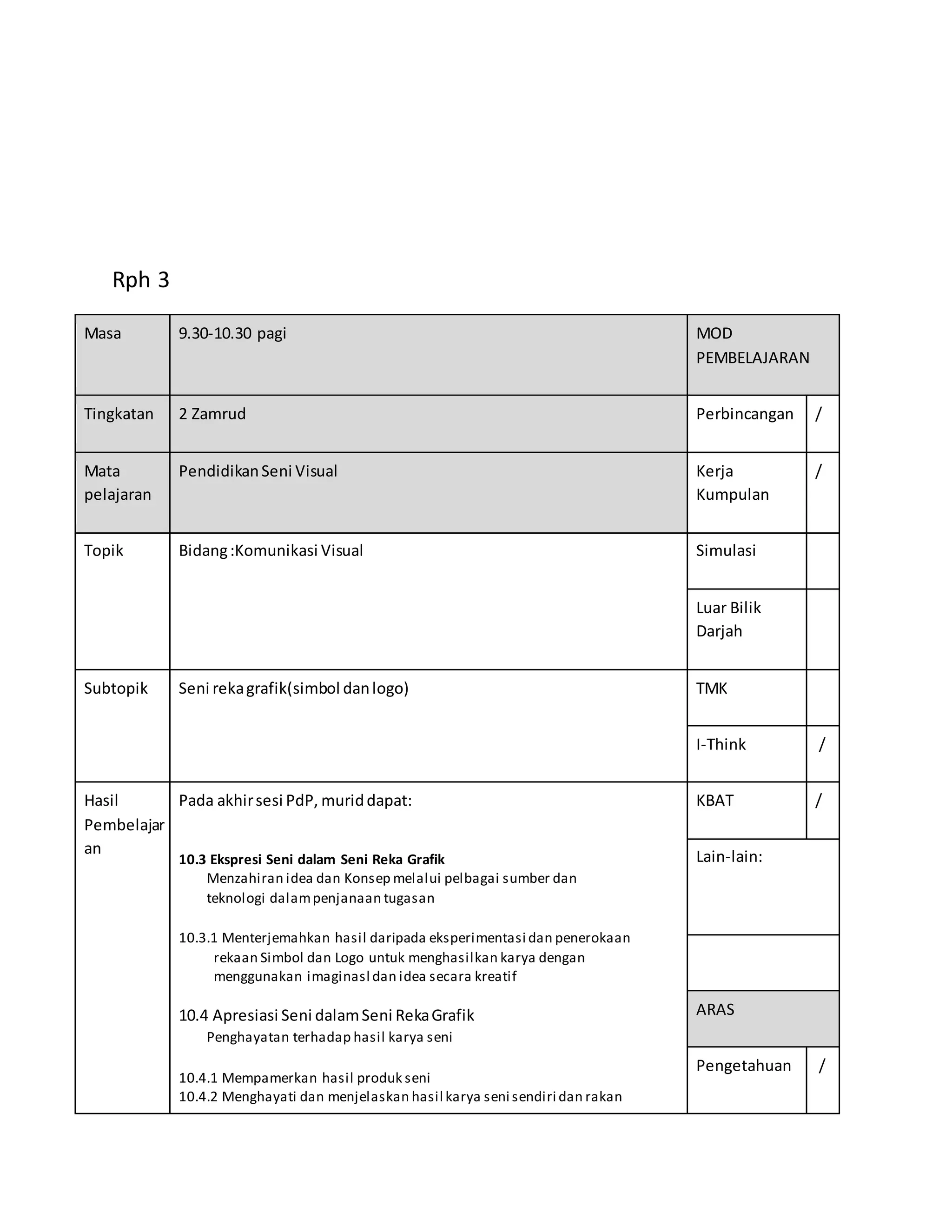 Rph kssm psv t2 | DOCX