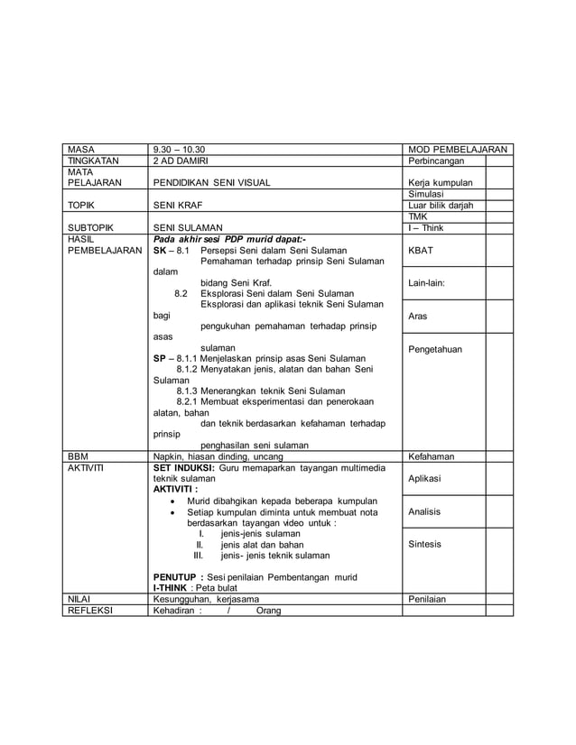 Rph kssm psv t2 | DOCX