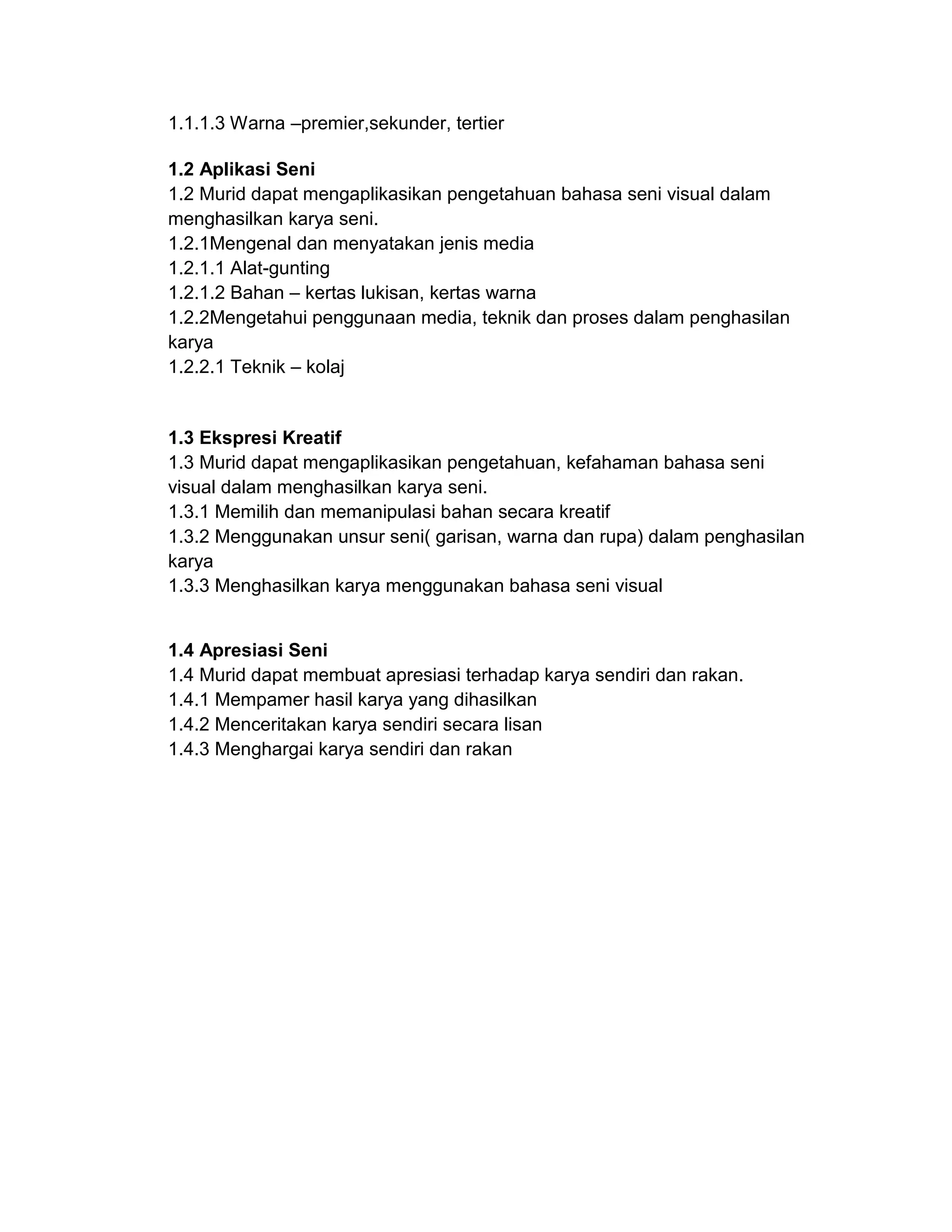 Rph kssr menggambar | DOCX