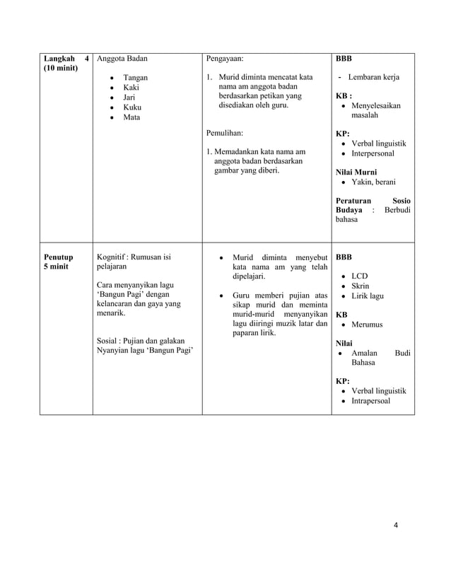 Rph kssr thn 2 tatabahasa | DOCX