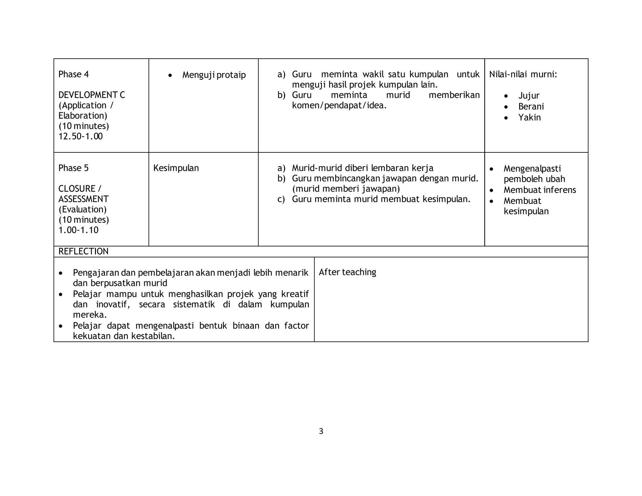 Example of lesson plan for lesson study | PPT